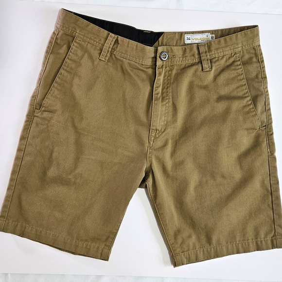 Volcom | Shorts | Volcom True To This Brown Denim Shorts | Poshmark